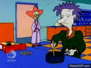 Stu making chocolate pudding at 4am on Make a GIF