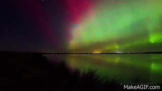 Night of the Northern Lights on Make a GIF