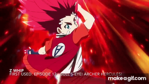 Beyblade Burst Turbo: All Z Achilles Special Moves on Make a GIF
