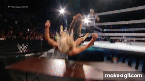 Charlotte Flair Back Selling 3 on Make a GIF