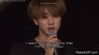 BTS Jin Crying Moments on Make a GIF