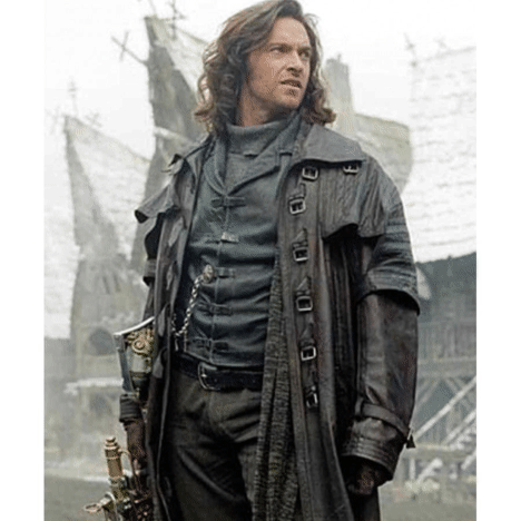 Gothic Duster Leather Coat - Van Helsing Legendary Vampire Synthetic ...