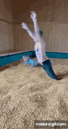 falling dude gif on Make a GIF