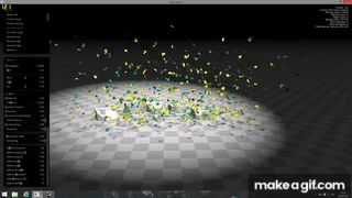 Nvidia Gameworks PhysX Flex Demo | GEFORCE GTX 970 | on Make a GIF