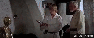 Every Lightsaber Ignition & Retraction on Make a GIF