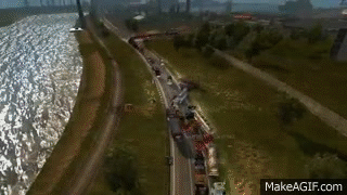 Euro Truck Simulator 2 Multiplayer - Zapping #11 on Make a GIF