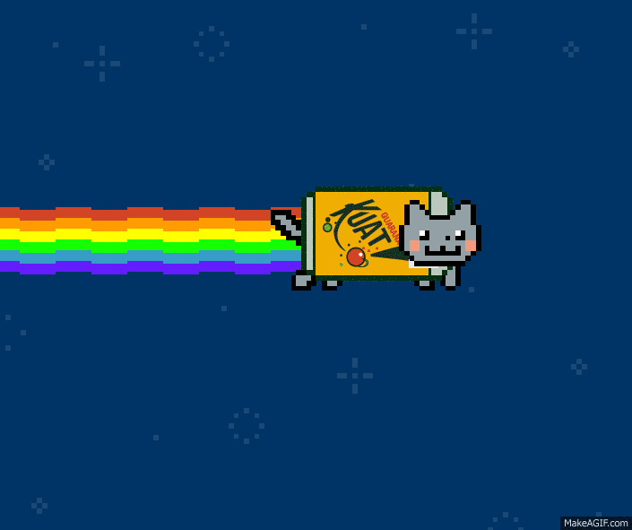 Neon Cat On Make A