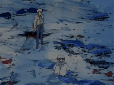 Gash Bell -- Zeon vs Riou (subbed) on Make a GIF