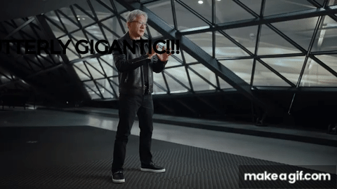Jensen "Utterly Gigantic" on Make a GIF