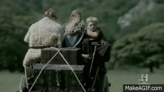 Vikings - Sad Scene - Bjorn And Lagertha Leaving Ragnar on Make a GIF