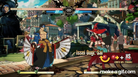 Guilty Gear Strive Anji Mito Starter Guide on Make a GIF