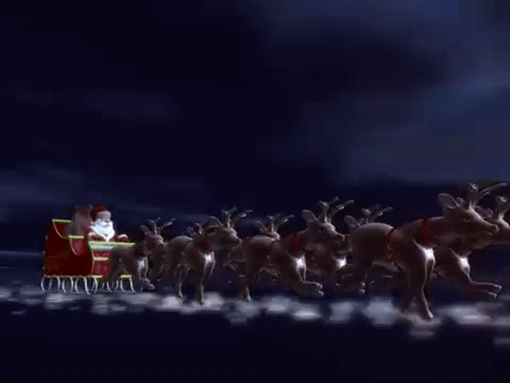DIGITALmotion: Animated Christmas Card - Sleigh Ride on Make a GIF