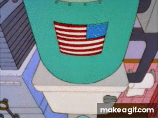 Simpsons toilet on Make a GIF
