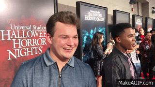 IT's Chosen Jacobs and Jake Sim at Halloween Horror Nights: Hollywood ...