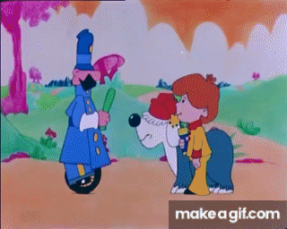 JAMIE AND THE MAGIC TORCH OFFICER GOTCHA EATING TRUNCHEON on Make a GIF