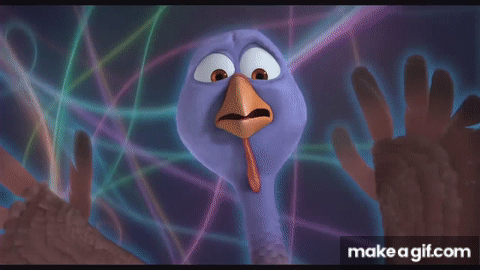 Reggie spinning and screaming on Make a GIF