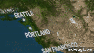 How Earth Would Look If All The Ice Melted on Make a GIF