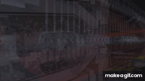 LHC - Como Funciona um Acelerador de Partículas on Make a GIF