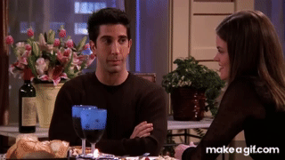 Ross's Teeth Ruin His Date | Friends on Make a GIF