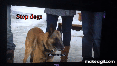 Step dogs on Make a GIF