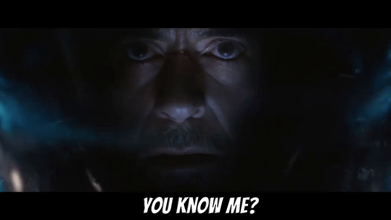 Thanos VS Iron Man | "You're Not The Only One Cursed With Knowledge ...
