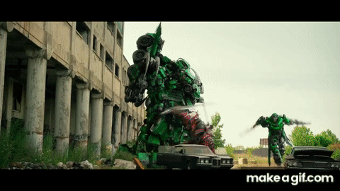 All Onslaught scenes - Transformers the last knight HD on Make a GIF