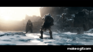 Fan-Edit - Hobbit: Thorin vs Azog the Defiler on Make a GIF