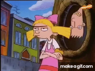 Hey Arnold - Helga Punches Brainy Compilation on Make a GIF