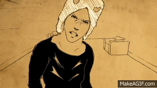 JoJo's Bizarre Adventure-Weather Report-Animation(rotoscope)-Virtual Insanity 手描きジョジョ（ﾄﾚｽ） on ...