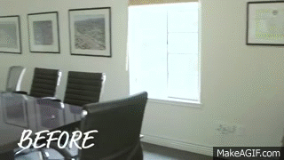 OUR NEW OFFICE! Makeover & Tour! on Make a GIF