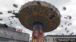 Kirmes : Riesen Ketten Karussell on Make a GIF