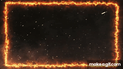 Fire Frame Animated Border - 100% Free Stock Footage on Make a GIF