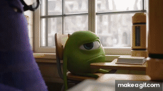 Sully angry at Mike HD [Meme template] on Make a GIF