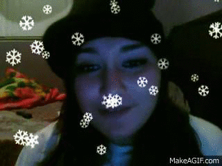 Catching Snow on Make a GIF