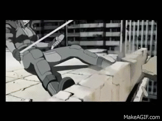 Ghost in the Shell: SAC 2nd GIG-Helicopter Scene on Make a GIF