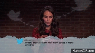 Celebrities Read Mean Tweets Gif