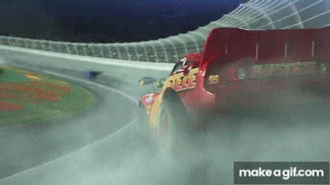 Lightning McQueen's Big Crash on Make a GIF