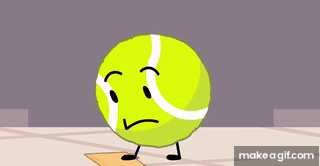 Tennis Ball Scares X on Make a GIF