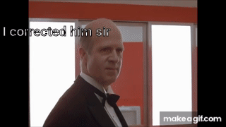 I "corrected" her. on Make a GIF