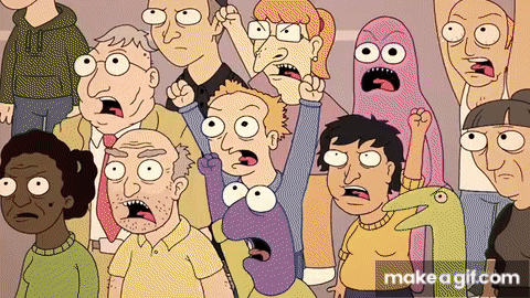 Smiling Friends - Frowning Friends Speech on Make a GIF