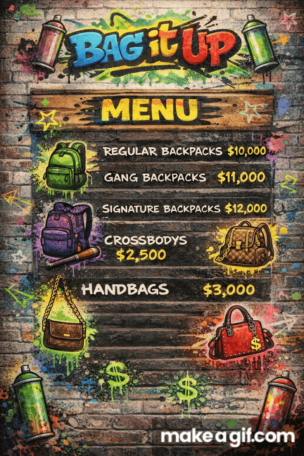 Bag It Up on Make a GIF