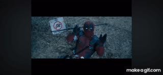Deadpool hug on Make a GIF