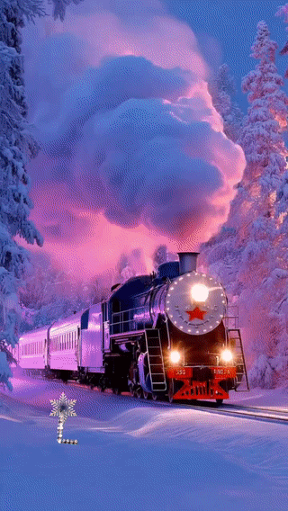 De Musical PM Radio Christmas Train on Make a GIF