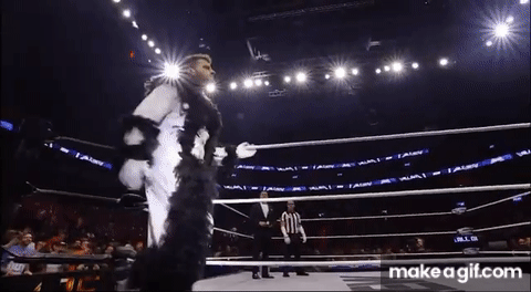 MJF ENTRANCE AEW ALL OUT TORONTO 09/20/25 on Make a GIF