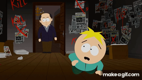 South Park - Mr. Lu Kim is White on Make a GIF