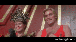 Flash Gordon (1980) Ending credits on Make a GIF