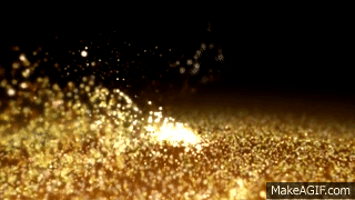 Gold Dust wind Particles hd Background on Make a GIF