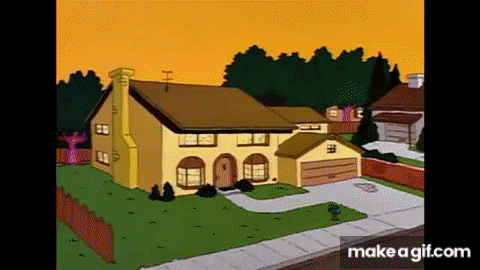 Los Simpson - Lobo, Lobo ¡Que venga el sheriff Lobo! on Make a GIF