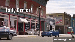 Lady Driver! Lady Driver! on Make a GIF
