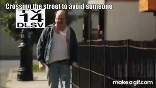 Avoiding someone on Make a GIF